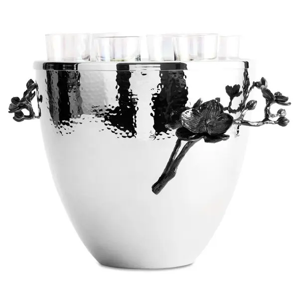 Michael Aram Black Orchid Vodka Service
