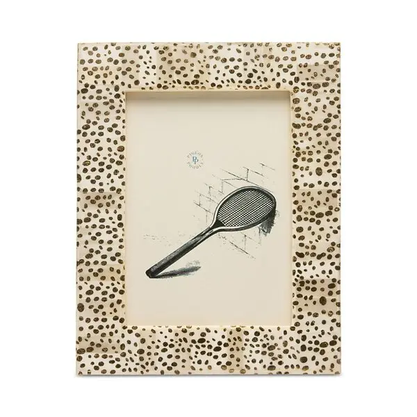 PIGEON AND POODLE Ismailia Bone Frame, 5 X 7 - Spotted Gold