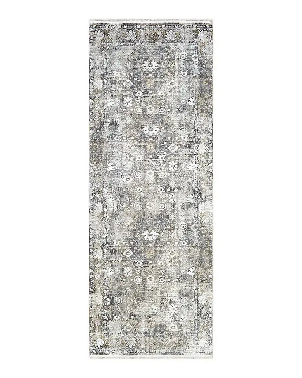 SURYA Solar Sor-2308 Runner Area Rug, 3' X 8 - Gray