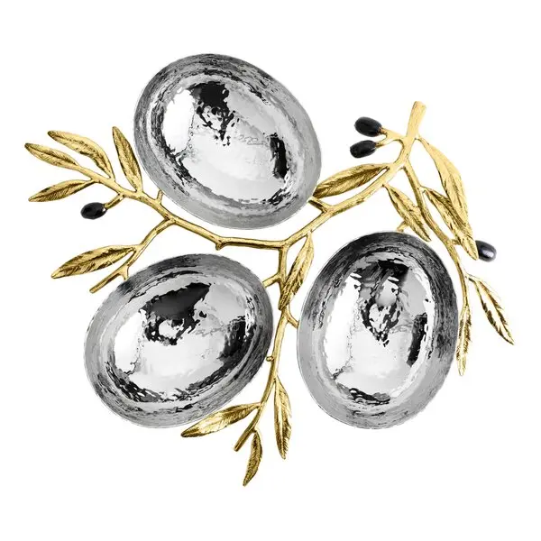 Michael Aram Olive Branch Triple Dish