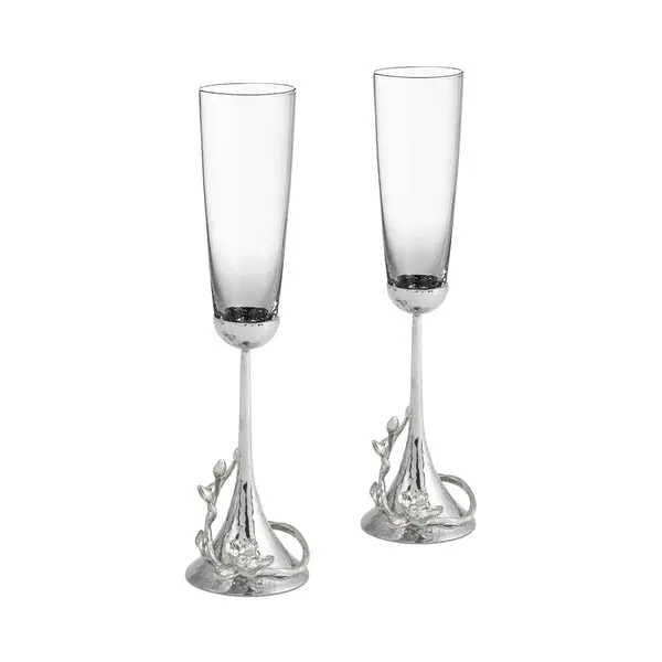 Michael Aram White Orchid Toasting Flute