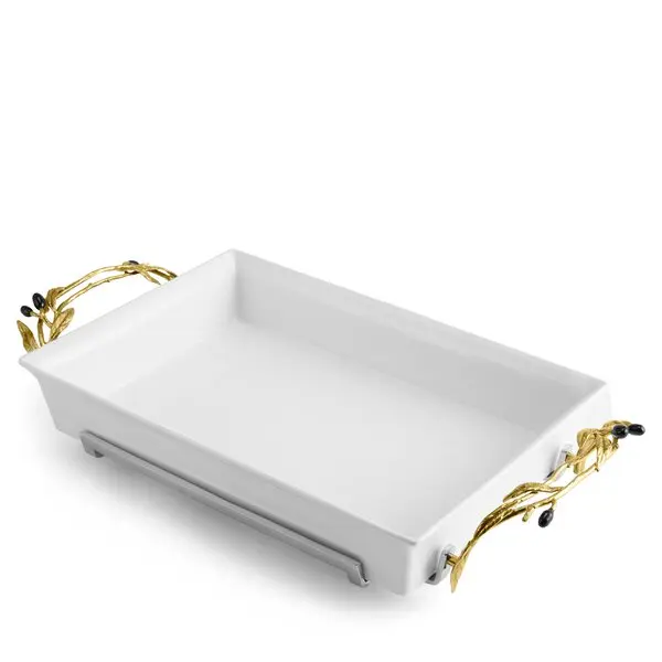 Michael Aram Olive Branch 3 Qt. Casserole Dish