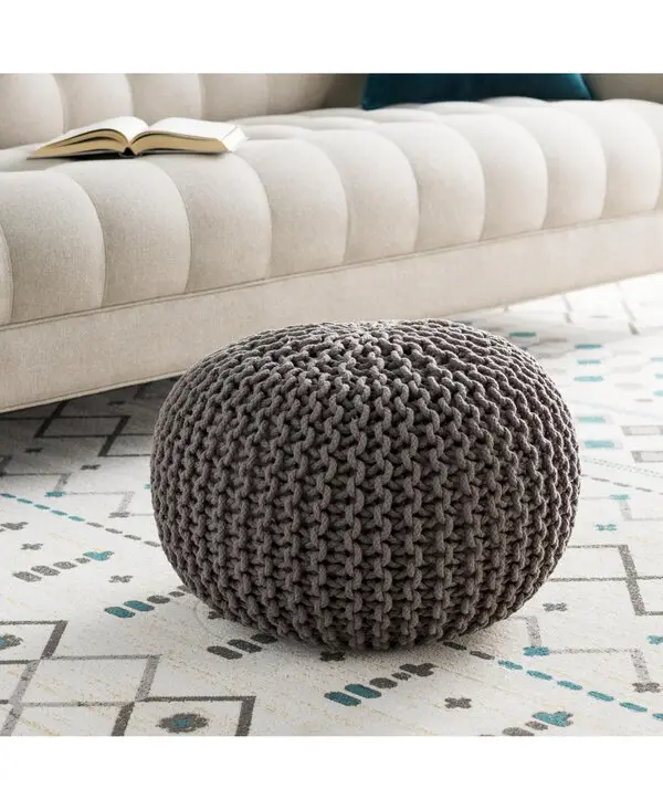 Livabliss Malmo Pouf - Gray