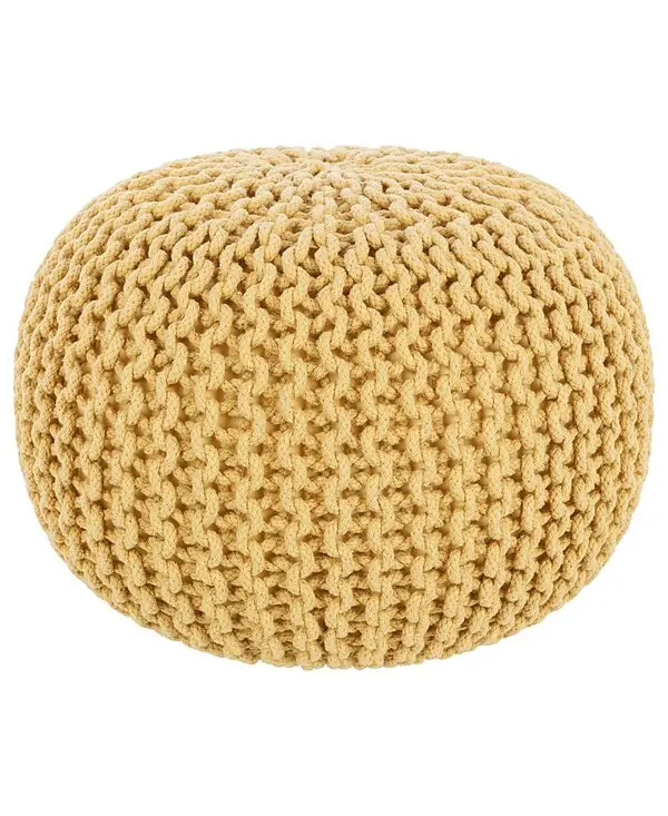 Livabliss Malmo Pouf - Saffron