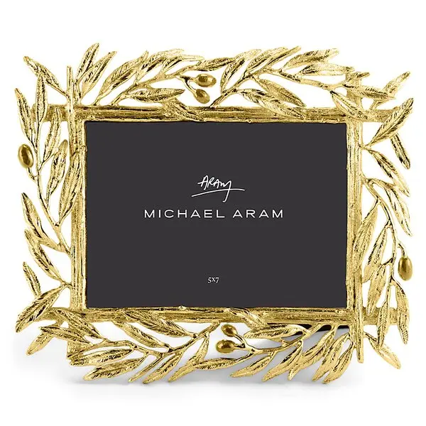 Michael Aram Olive Branch Picture Frame, 5 X 7 - Gold