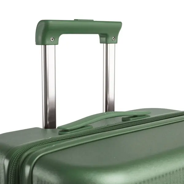 HEYS Large Upright Expandable Spinner Suitcase - Moss