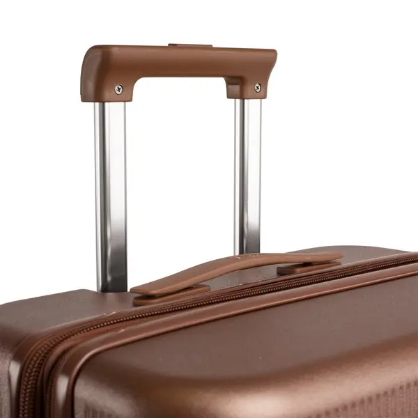 HEYS Large Upright Expandable Spinner Suitcase - Umber