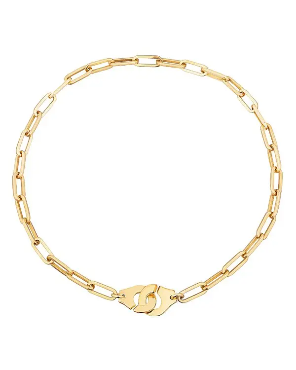 DINH VAN 18k Yellow Menottes Chain Link Necklace - Gold