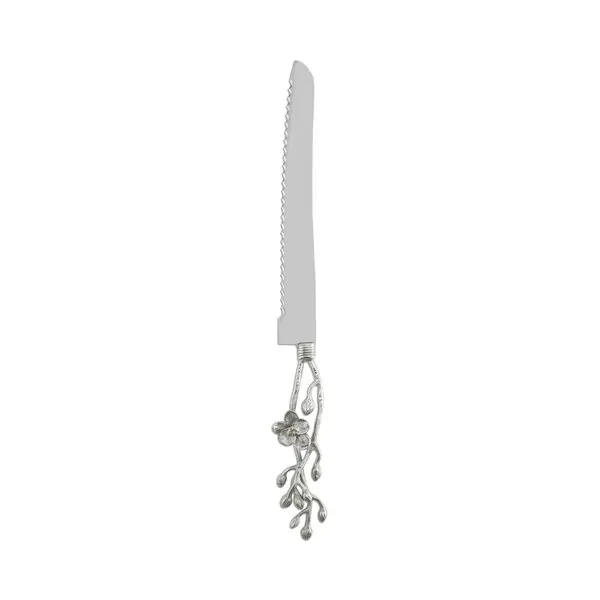 Michael Aram White Orchid Bread Knife