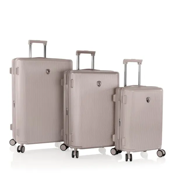 HEYS Earth Tones 3-piece Expandable Spinner Suitcases - Atmosphere