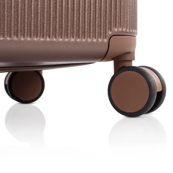 HEYS Earth Tones 3-piece Expandable Spinner Suitcases - Umber