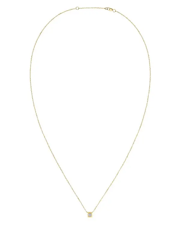 DINH VAN 18k Yellow Gold Le Cube Diamant Necklace - White/gold
