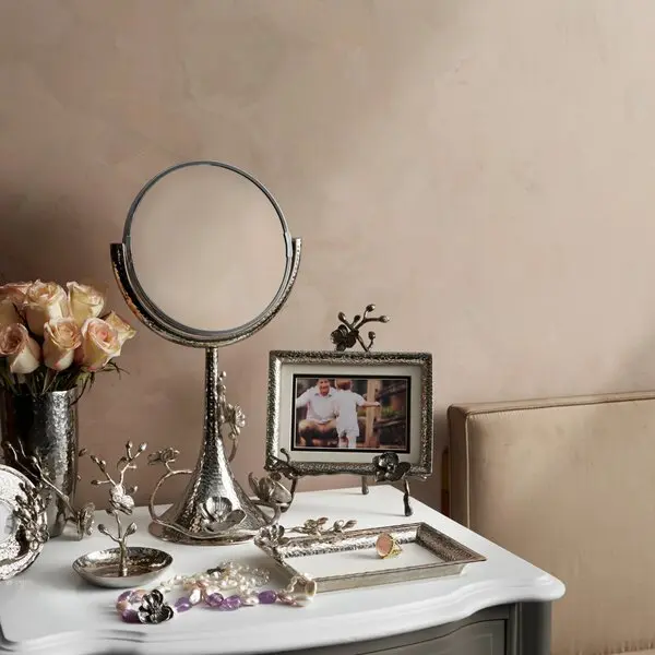 Michael Aram White Orchid Vanity Mirror