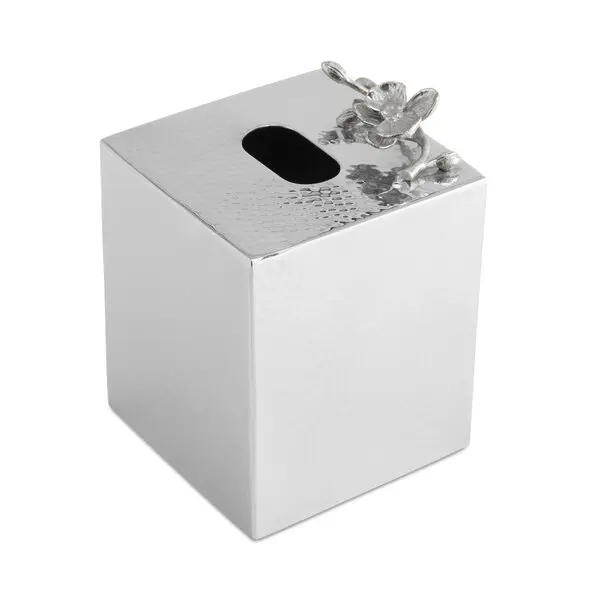 Michael Aram White Orchid Tissue Box Holder