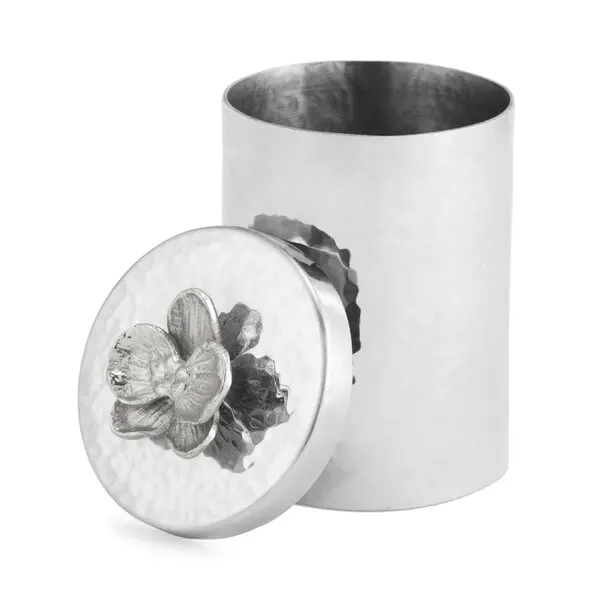 Michael Aram White Orchid Round Container
