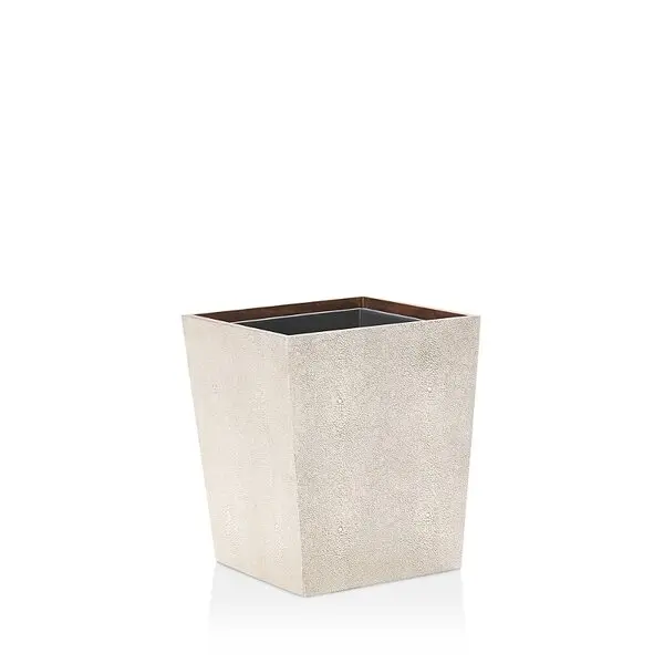 PIGEON AND POODLE Manchester Wastebasket - Warm Silver
