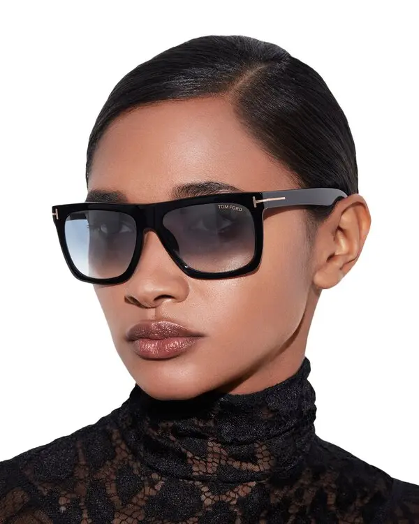 TOM FORD Morgan Square Sunglasses 55mm