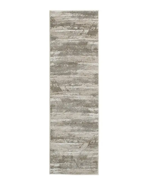MINK HOME Waterside Tide Runner Area Rug, 2'3 X 7'7 - Stone