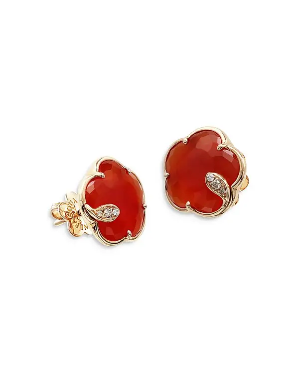 Pasquale Bruni 18k Rose Gold Petit Joli Stud Earrings - Red/rose Gold
