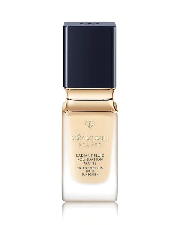 CLE DE PEAU BEAUTE Radiant Fluid Foundation Matte Broad Spectrum Spf 20 Sunscreen 1.1 Oz - Bf (light Buff With Warm Undertones)