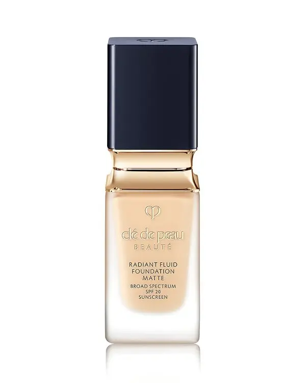 CLE DE PEAU BEAUTE Radiant Fluid Foundation Matte Broad Spectrum Spf 20 Sunscreen 1.1 Oz - Oo (medium Ocher With Warm Golden Olive