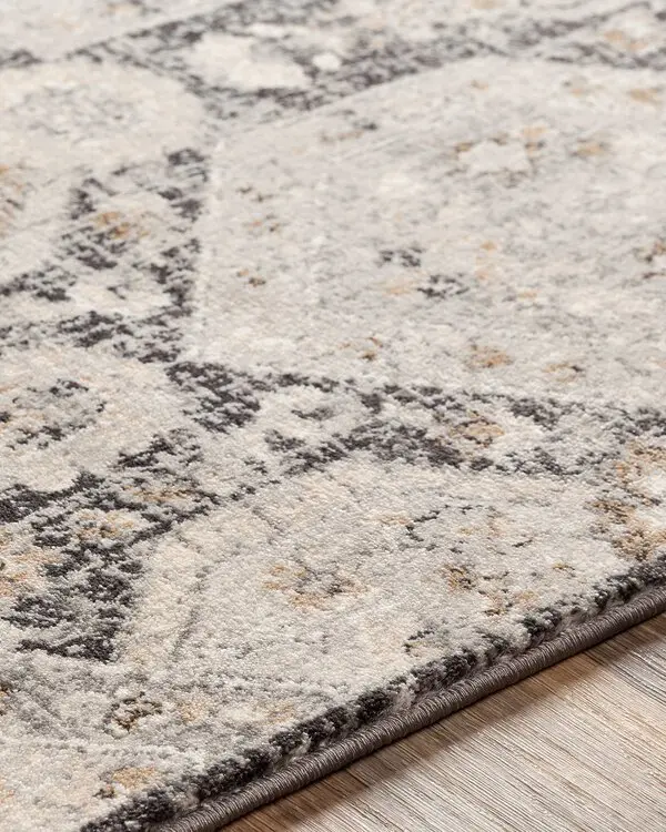 Livabliss Indigo Igo-2306 Area Rug, 2' X 2'11 - Charcoal