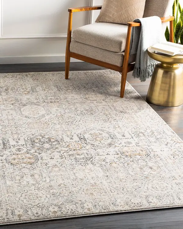 Livabliss Indigo Igo-2306 Area Rug, 5'3 X 7'3 - Light Gray