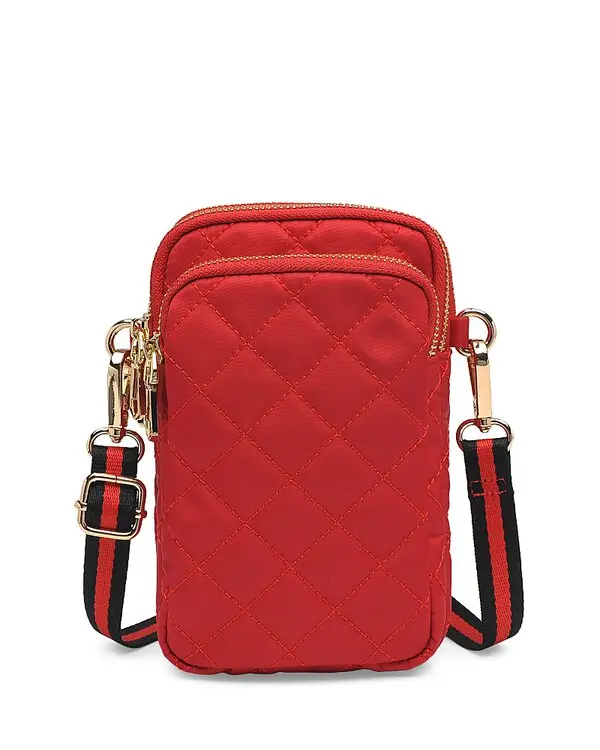 SOL AND SELENE Divide & Conquer Quilted Crossbody - Red