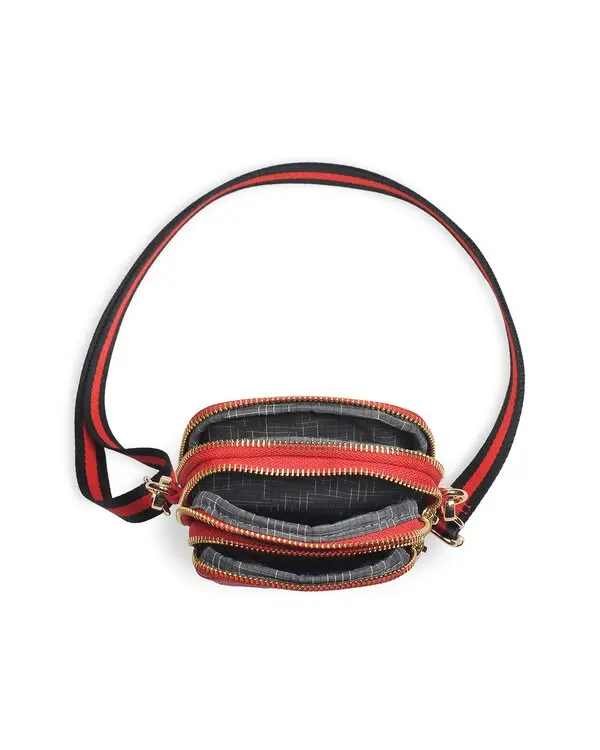 SOL AND SELENE Divide & Conquer Quilted Crossbody - Red