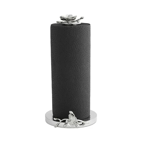 Michael Aram White Orchid Paper Towel Holder - Silver