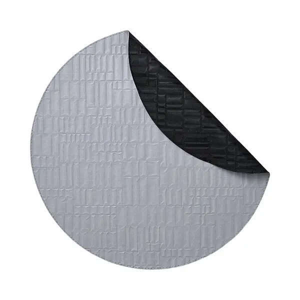 MODE LIVING Chequer Placemats, Set Of 4 - Black/grey