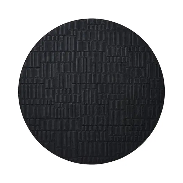 MODE LIVING Chequer Placemats, Set Of 4 - Black/grey
