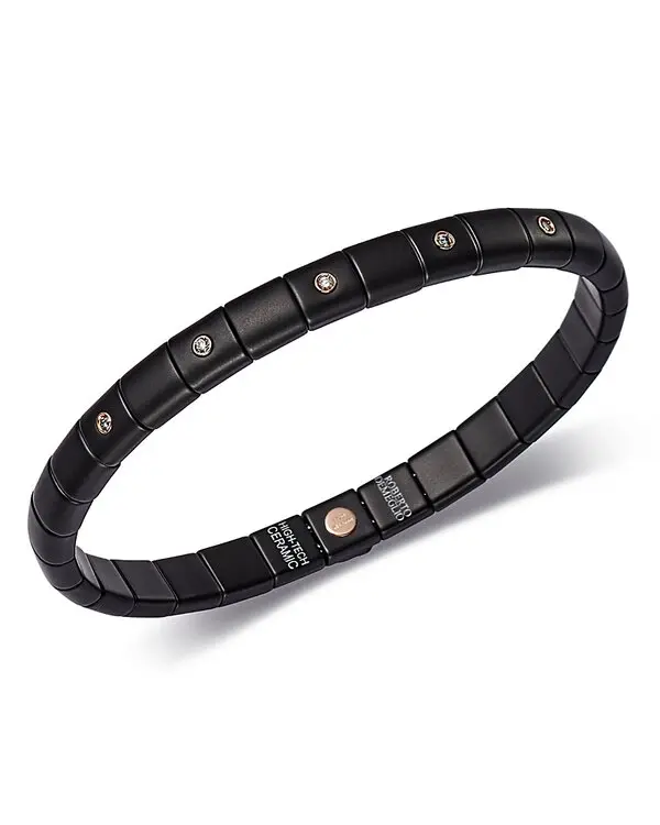 Roberto Demeglio Pura Stretch Bracelet - White/black