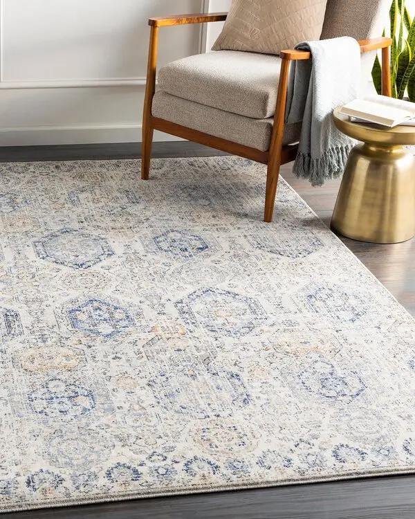 Livabliss Indigo Igo-2306 Area Rug, 7'10 X 10'2 - Light Blue