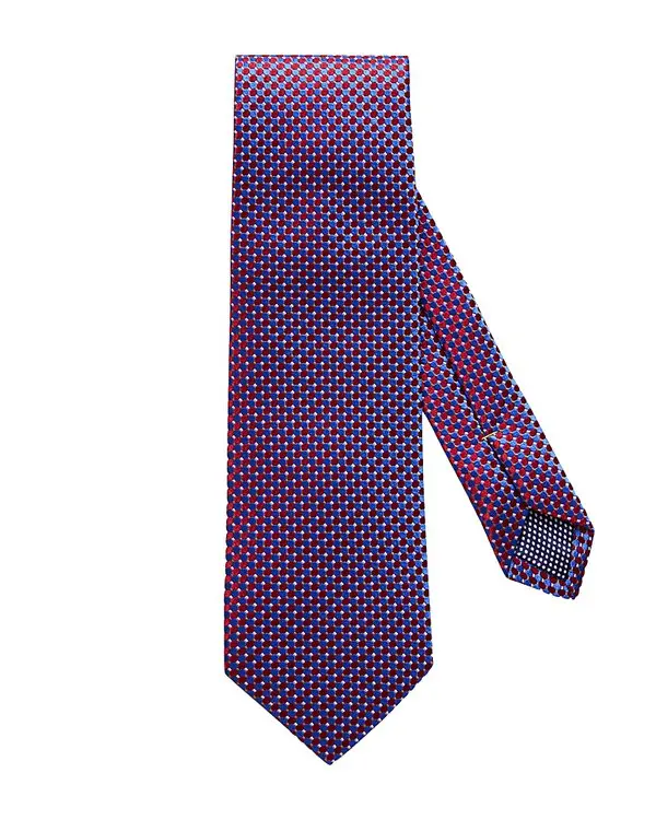 Eton Dot Silk Classic Tie - Red