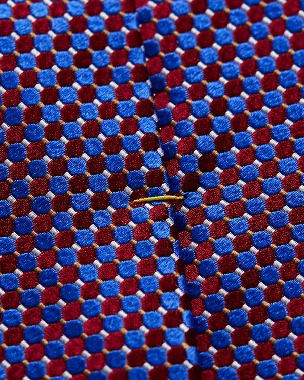 Eton Dot Silk Classic Tie - Red
