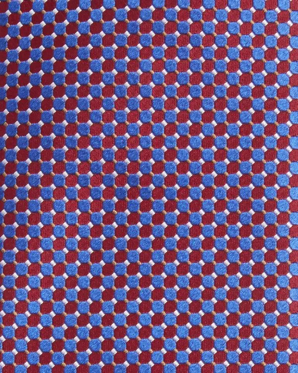 Eton Dot Silk Classic Tie - Red