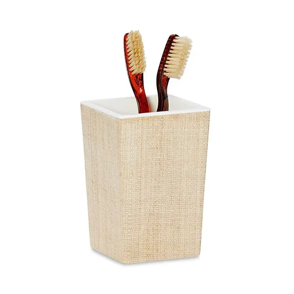 PIGEON AND POODLE Maranello Toothbrush Holder - Beige/white