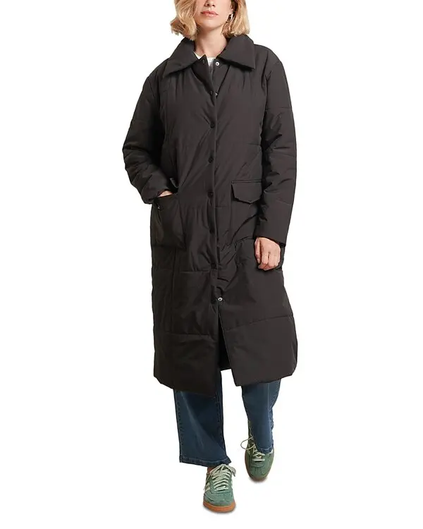 NOM MATERNITY Puffer Coat - Black