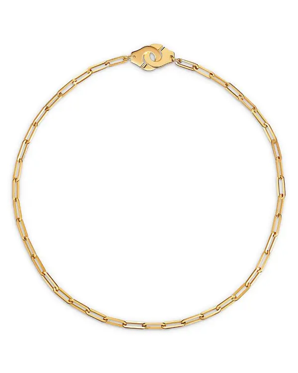DINH VAN 18k Yellow Menottes Chain Necklace - Gold