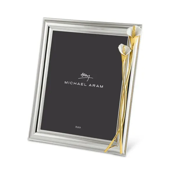 Michael Aram Calla Lily Frame, 8 X 10 - Brass
