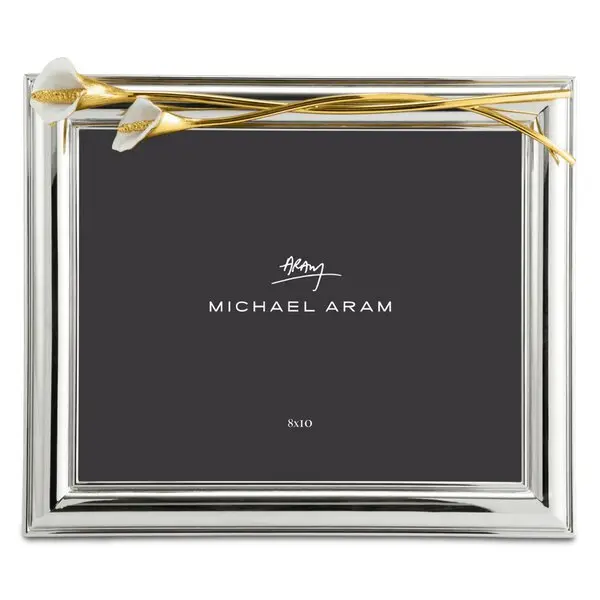 Michael Aram Calla Lily Frame, 8 X 10 - Brass
