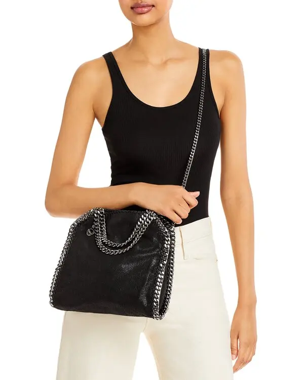 Stella McCartney Falabella Mini Tote - Black/silver