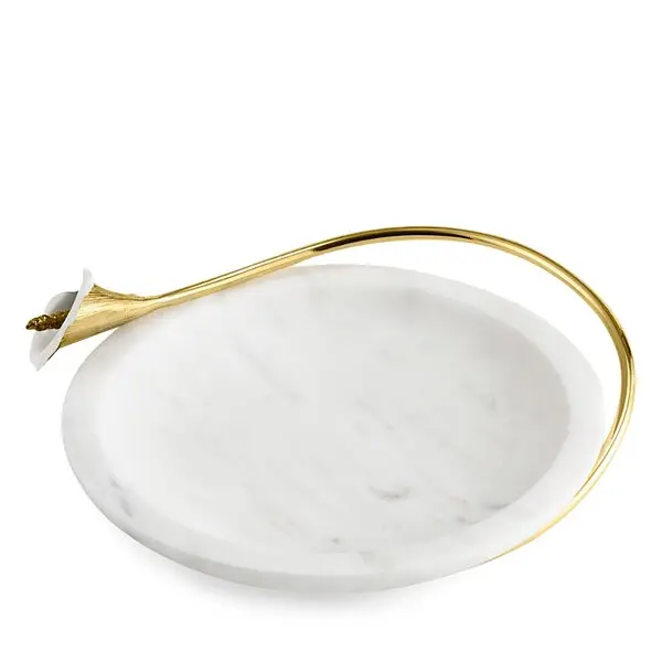 Michael Aram Calla Lily Marble Dish - White