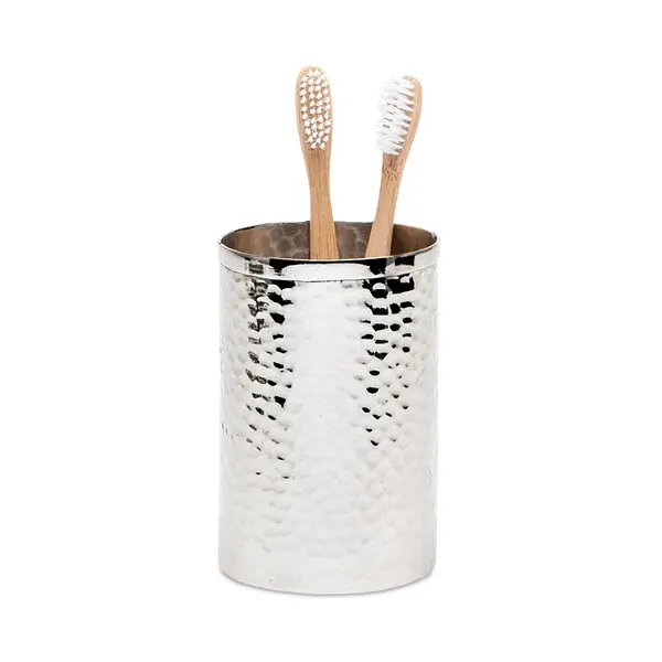 PIGEON AND POODLE Verum Toothbrush Holder - Shiny Nickel