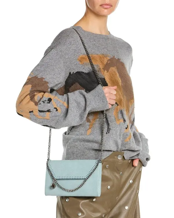 Stella McCartney Falabella Mini Crossbody Bag - Ice Blue
