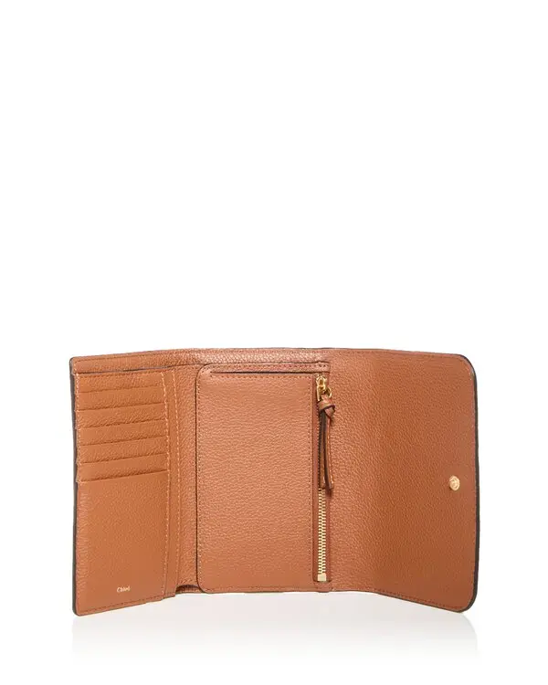 Chloé Marcie Medium Compact Leather Wallet