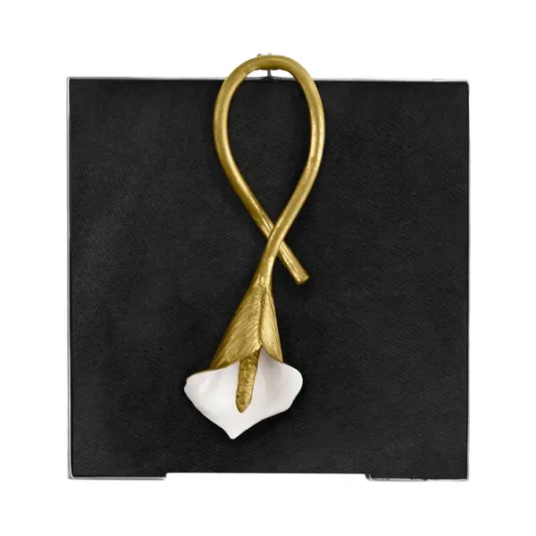 Michael Aram Calla Lily Cocktail Napkin Holder - Silver