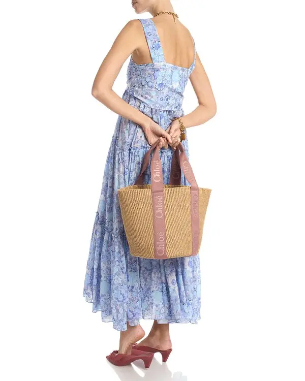 Chloé Woody Large Basket Tote - Nougat