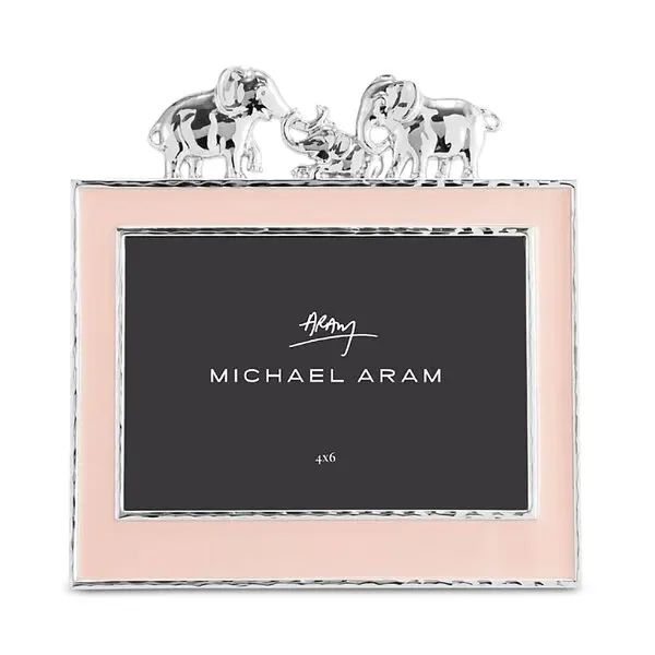 Michael Aram Elephant Enamel Frame, 4 X 6 - Pink